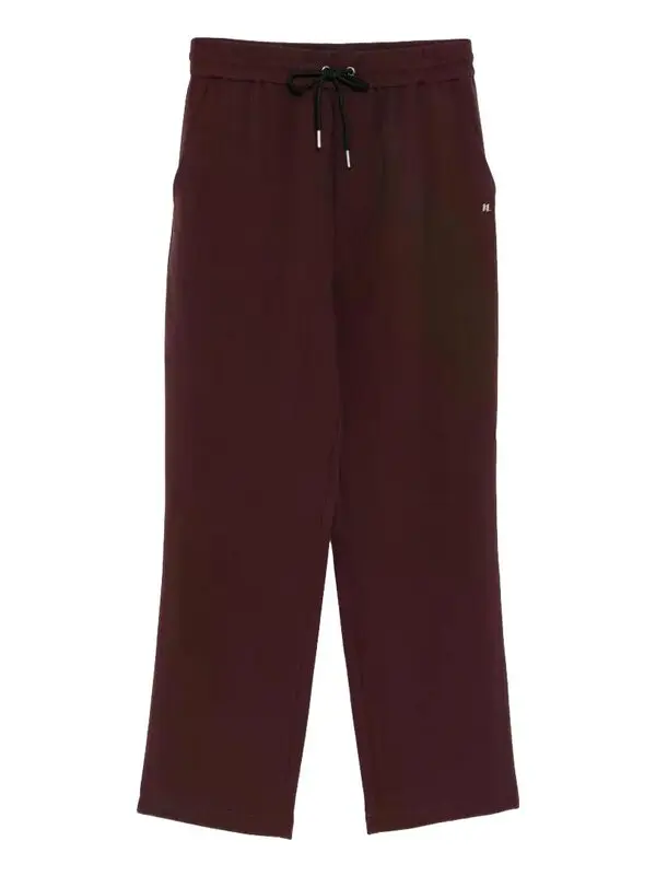 Karl Lagerfeld Logo-plaque Trousers - Red