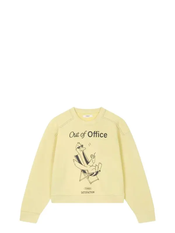 STUDIO TOMBOY Duck-print Sweatshirt - Yellow