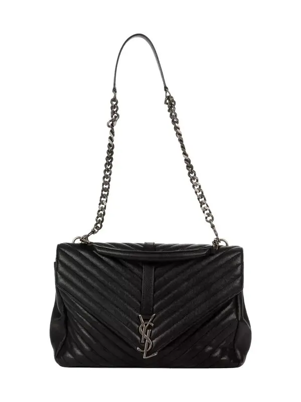 Saint Laurent Collège Shoulder Bag - Black