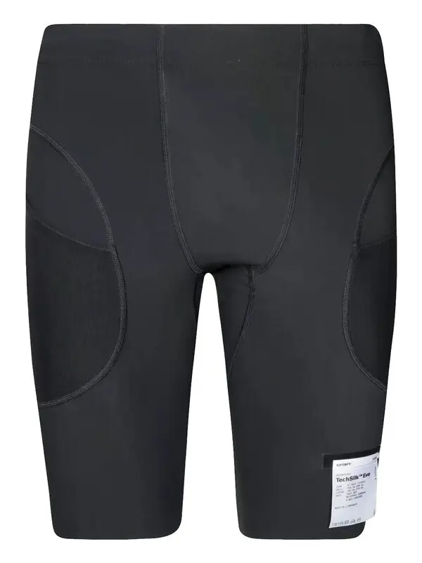 Satisfy Paneled Running Shorts - Black