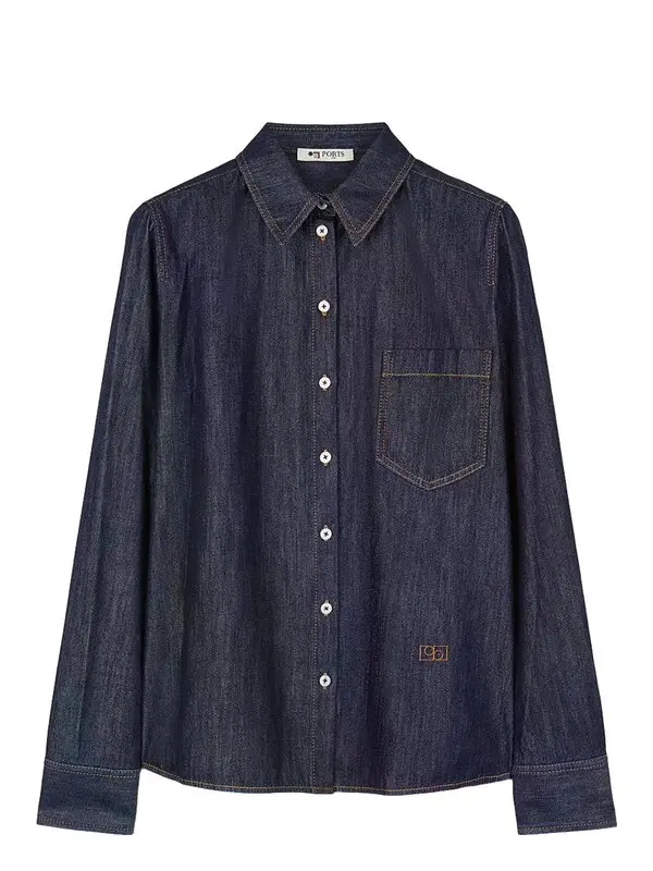 Ports 1961 Denim Shirt - Blue