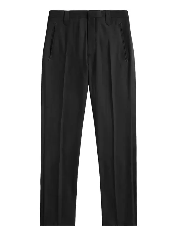 Ralph Lauren Wool Straight-leg Trousers - Black