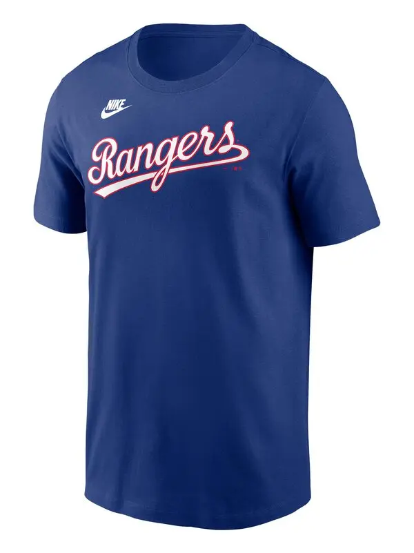 Nike Nolan Ryan Texas Rangers Cooperstown Mlb T-shirt - Blue