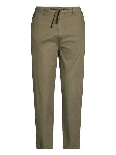 IMPURE Linen And Cotton Military Pants - Green
