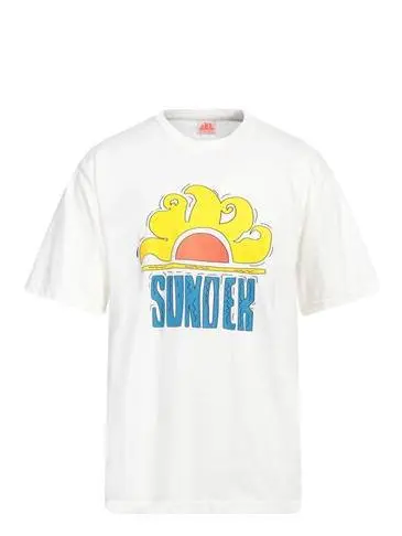 Sundek T-shirt Size Cotton - White