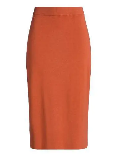 KONTATTO Knitted Midi Skirt - Rust