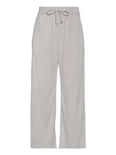 PUROTATTO Straight Leg High-waisted Pants - Grey