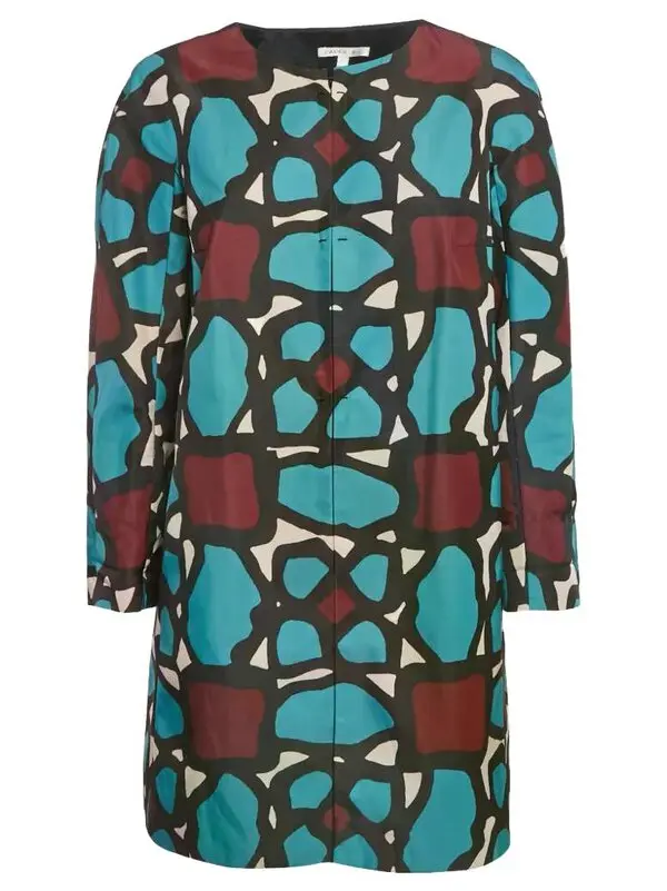 Paule Ka Abstract-print Mini Dress - Blue