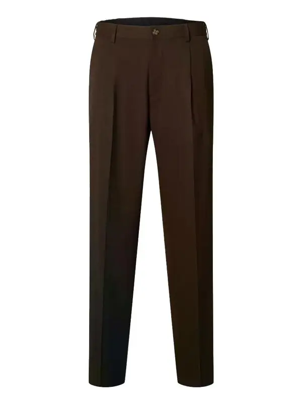 SELECTED Pleated Trousers - Brown