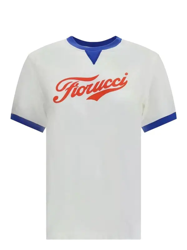 Fiorucci Logo-print Varsity T-shirt - White