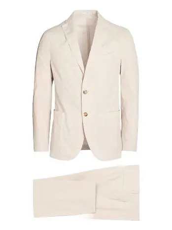 Boglioli Suit Size Cotton, Elastane - Off White