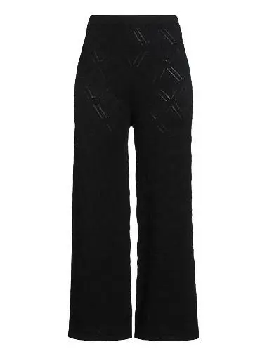 Elisabetta Franchi Wide-leg Jacquard Knit Pants - Black