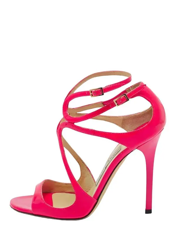 JIMMY CHOO Lance Ankle Strap Sandals - Pink