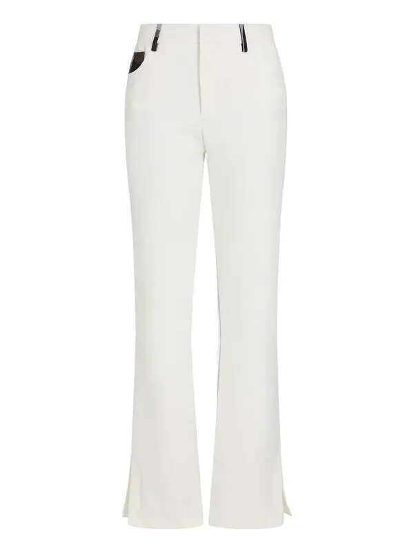 Emilio Pucci Stretch-crepe Bootcut Pants - White