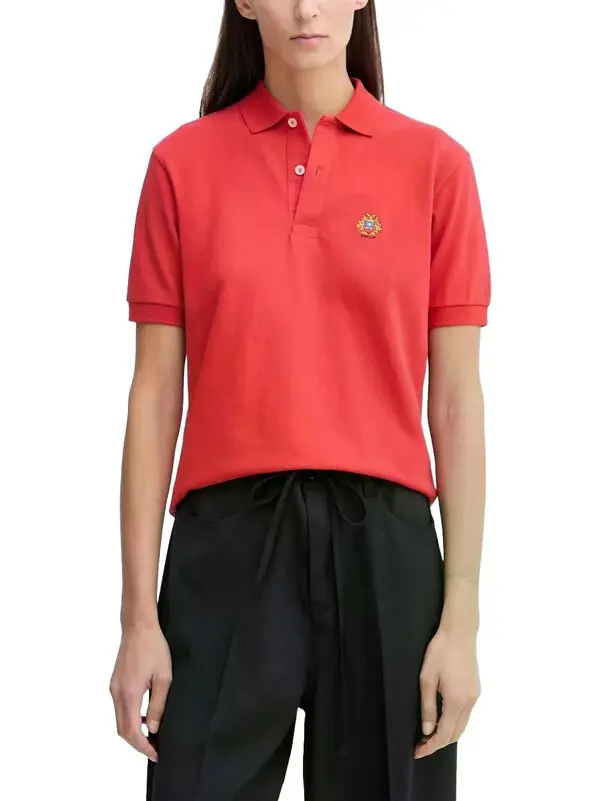 Bally Button-embellished Polo Shirt - Red