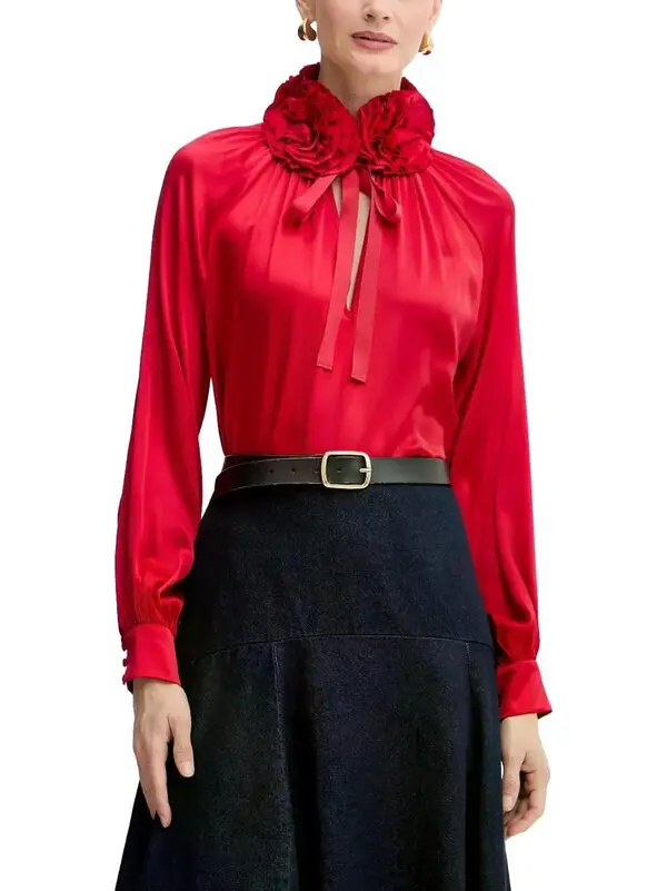 Luisa Spagnoli Long-sleeve Top - Red