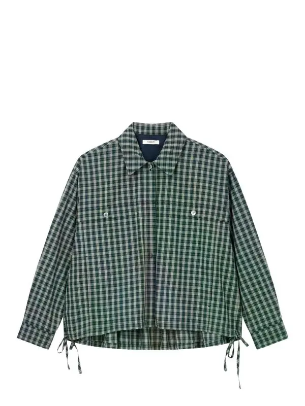 STUDIO TOMBOY Check-pattern Shirt - Green