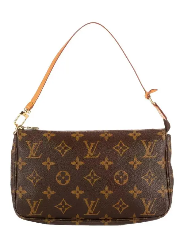 LOUIS VUITTON Monogrammed Shoulder Bag - Brown