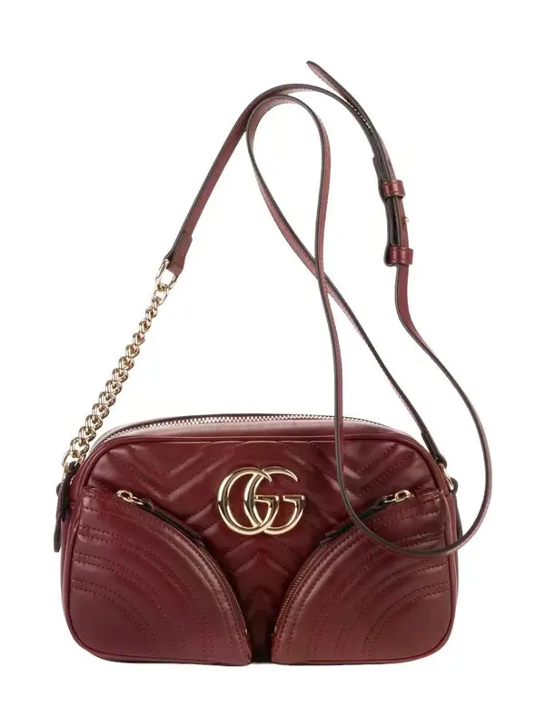 Gucci Quilted Chain-strap Bag - Red