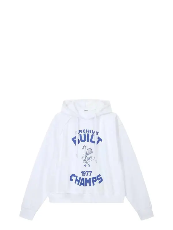 STUDIO TOMBOY Graphic-print Hoodie - White