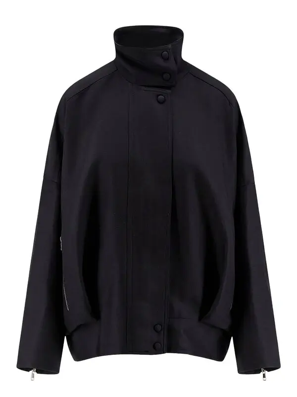 R2W Wool And Silk Jacket - Black