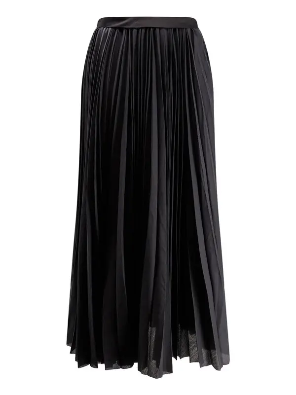R2W Arissto Pleated Skirt - Black