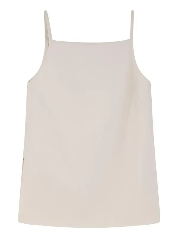 R2W Square Neck Top - White
