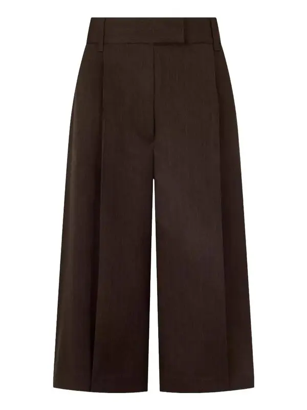 STUDIO TOMBOY Striped Trousers - Brown