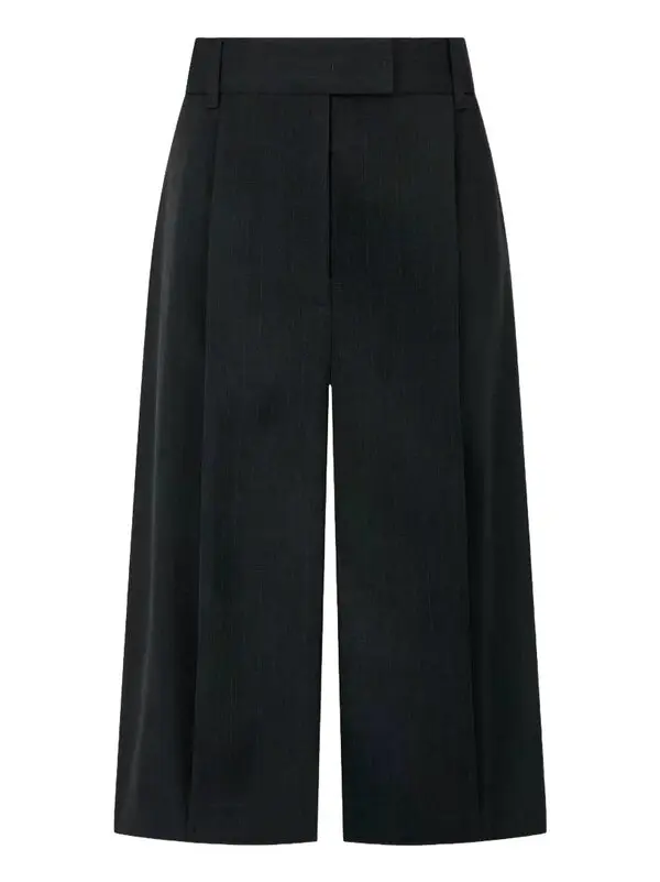 STUDIO TOMBOY Striped Trousers - Black