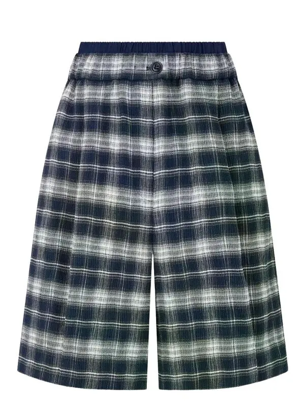 STUDIO TOMBOY Check-pattern Shorts - Blue