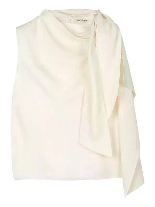 Ports 1961 Draped Top - Neutrals