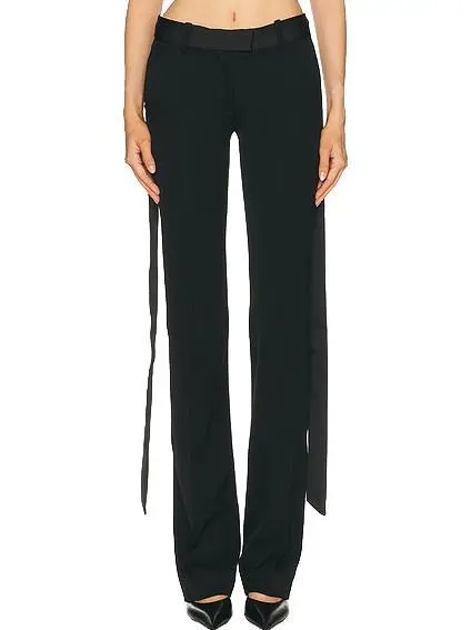 Attico Long Suit Pant - Black