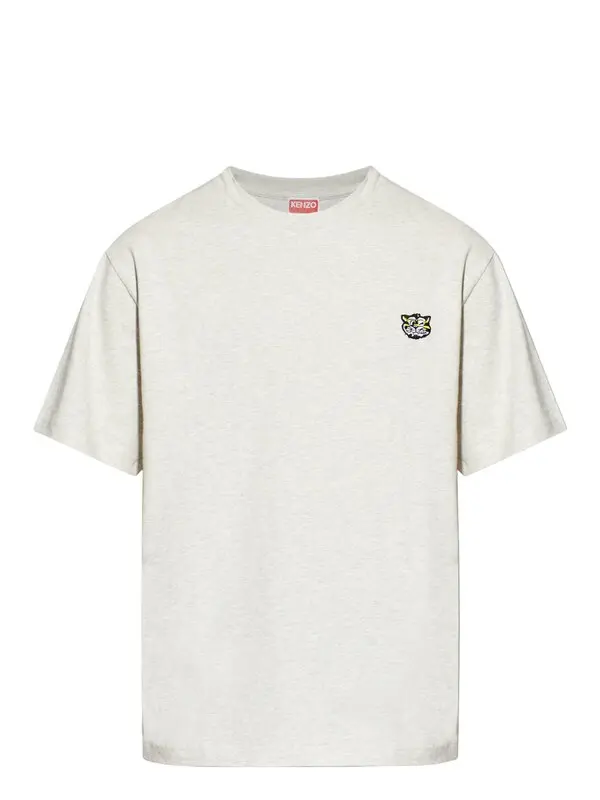 Kenzo T-shirt With Patch - Grey