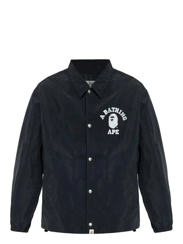 A BATHING APE Logo Jacket - Black