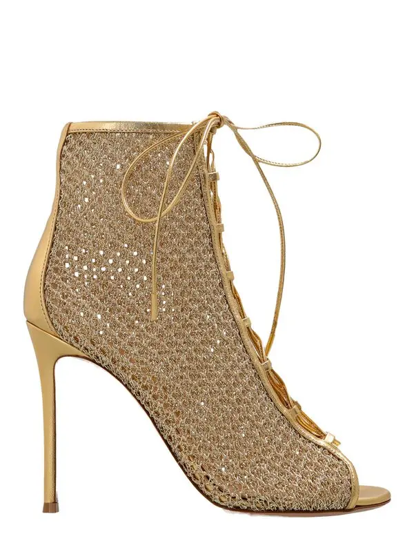 GIANVITO ROSSI Heeled Sandals - Gold
