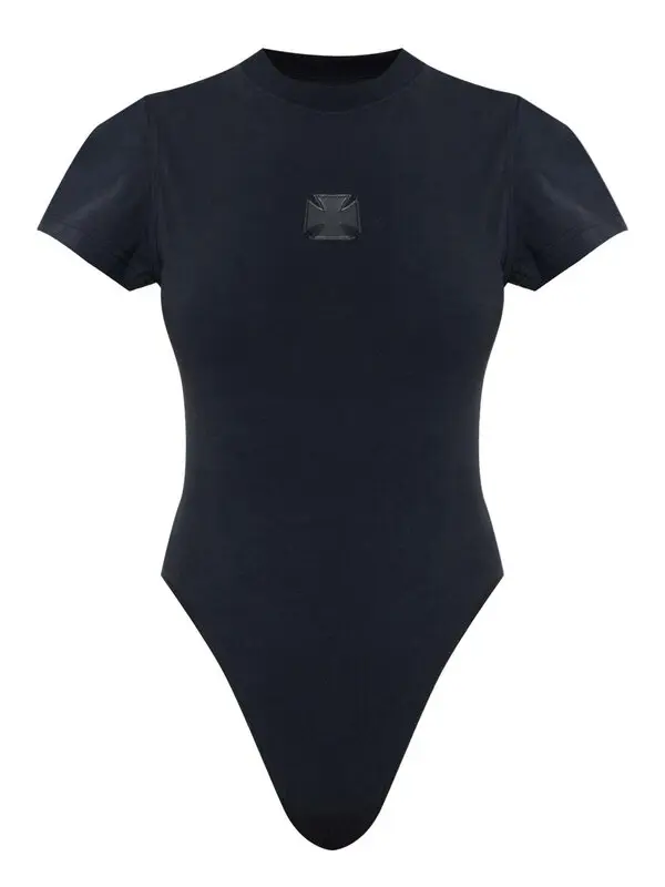 Vetements Bodysuit With Patch - Black