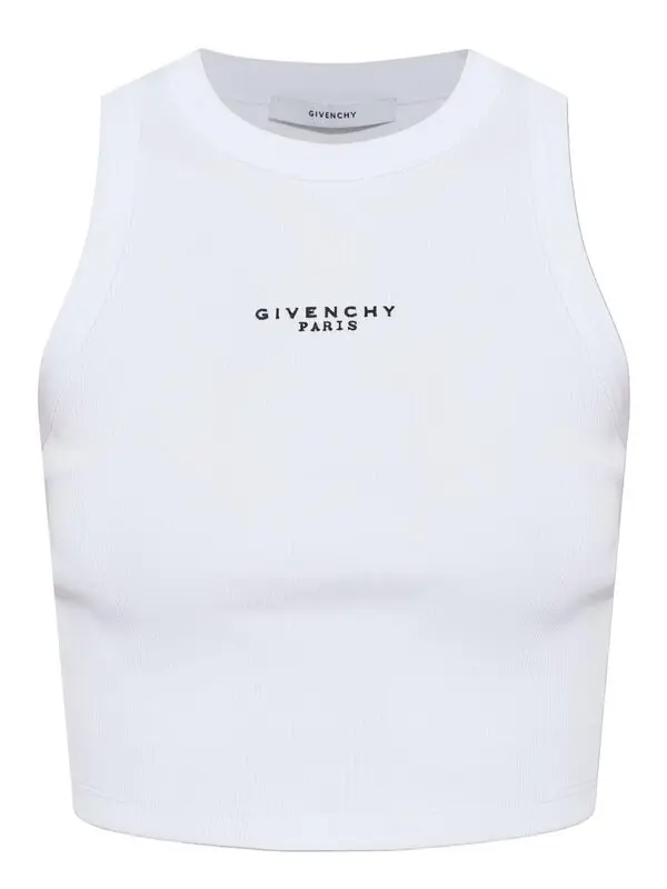 Givenchy Logo Top - White