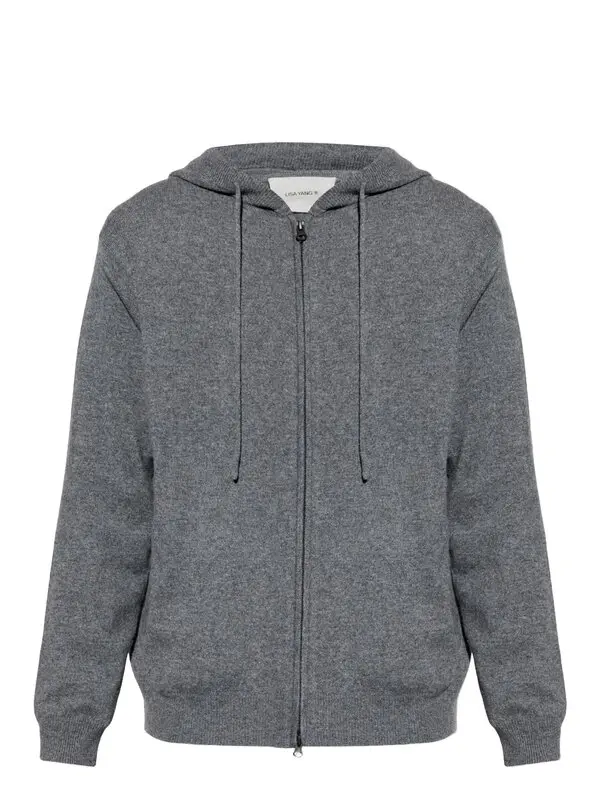 LISA YANG Emerson Cashmere Cardigan - Grey