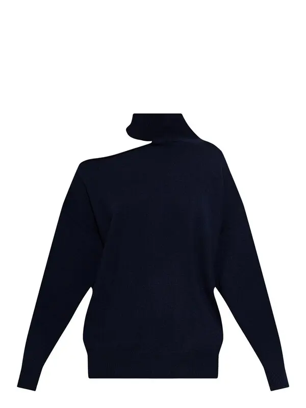 LISA YANG Alvia Turtleneck - Navy Blue