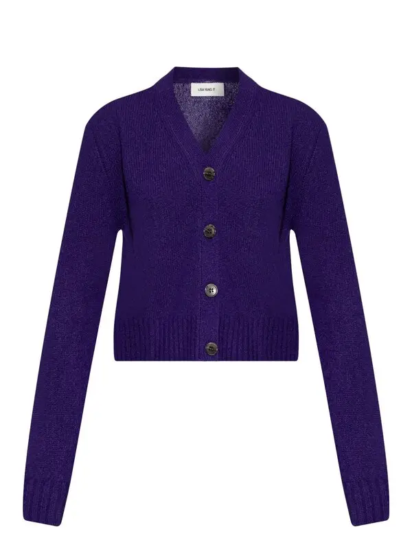 LISA YANG Marionette Cardigan - Purple