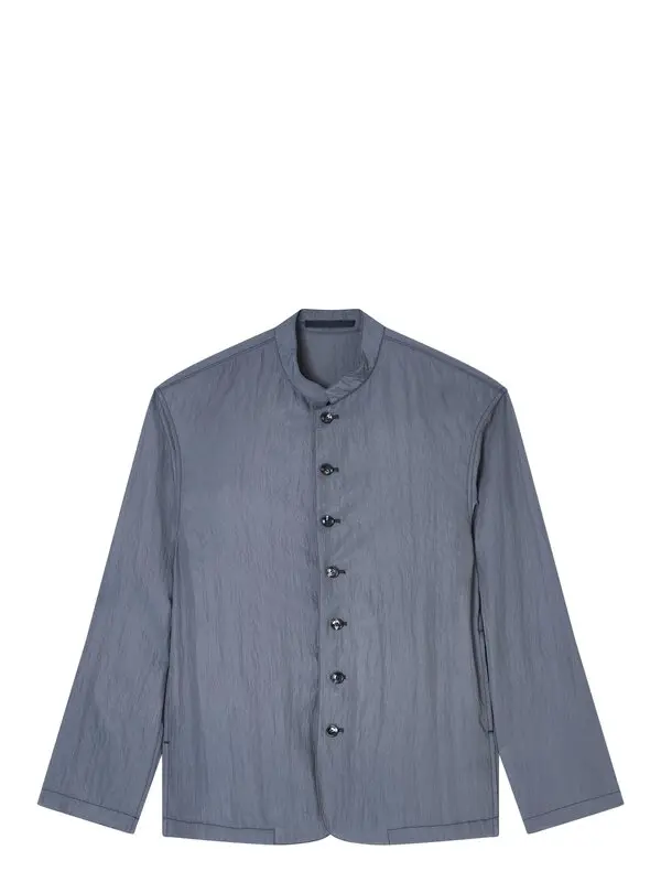 Giorgio Armani Technical Twill Shirt Jacket - Grey