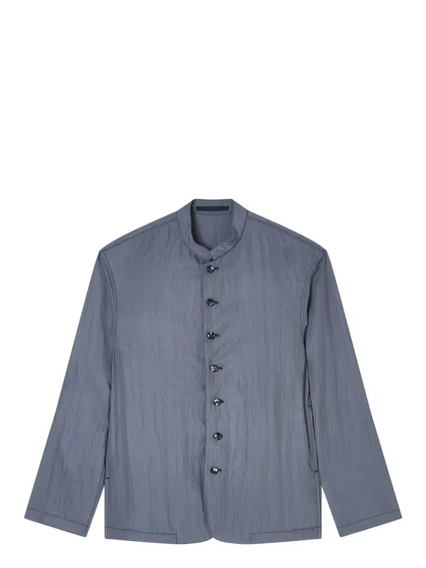 Giorgio Armani Technical Twill Shirt Jacket - Grey