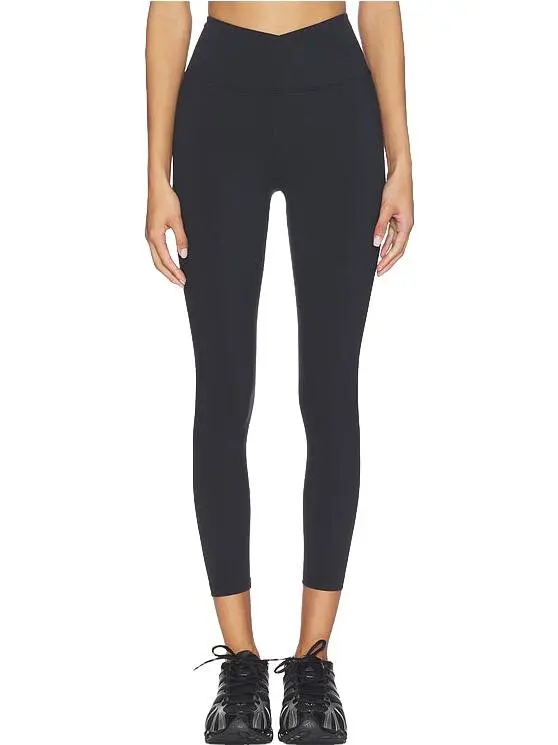 Spiritual Gangster Wrap Front Dream Tech Eco Legging - Black