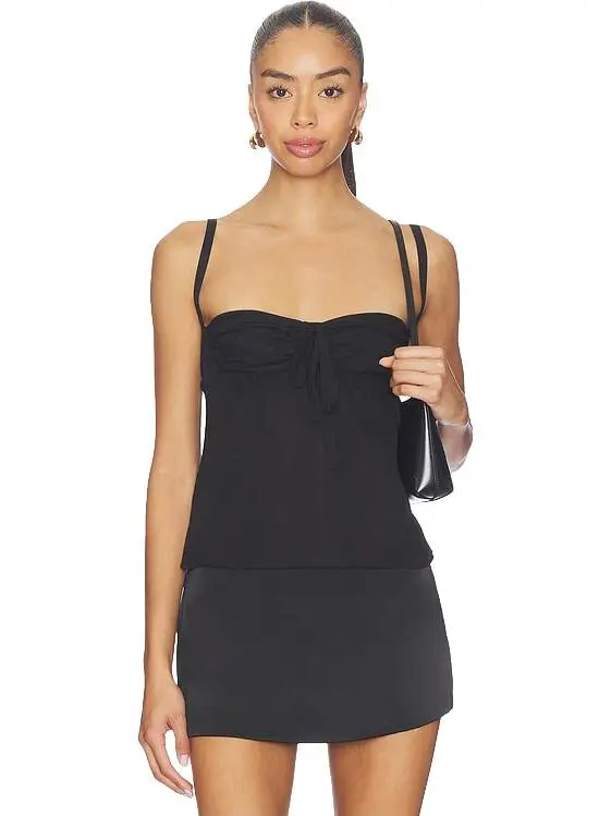 MORE TO COME Tamora Top - Black