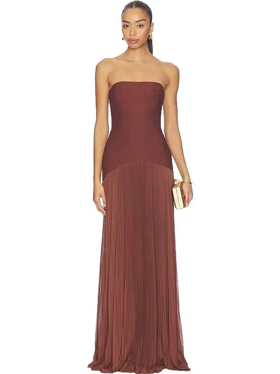 Alexis Sunniva Dress - Brown