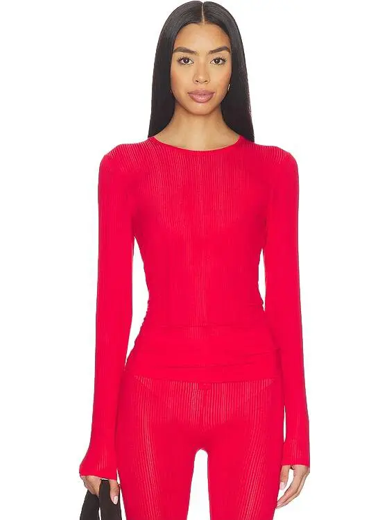 NEGATIVE UNDERWEAR Whipped Long Sleeve - Cerise