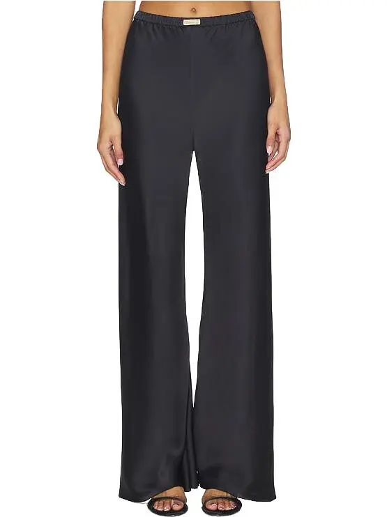 Comme Si The Silk Bias Pant - Black