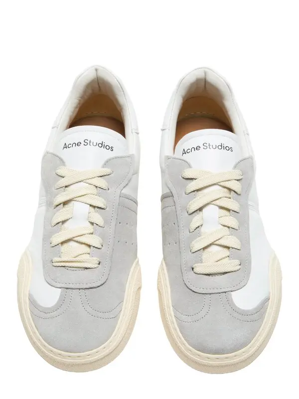 Acne Studios Leather Sneakers - White,white