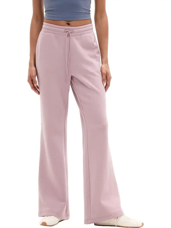 Athleta Forever Fleece Flare Pant - Blush