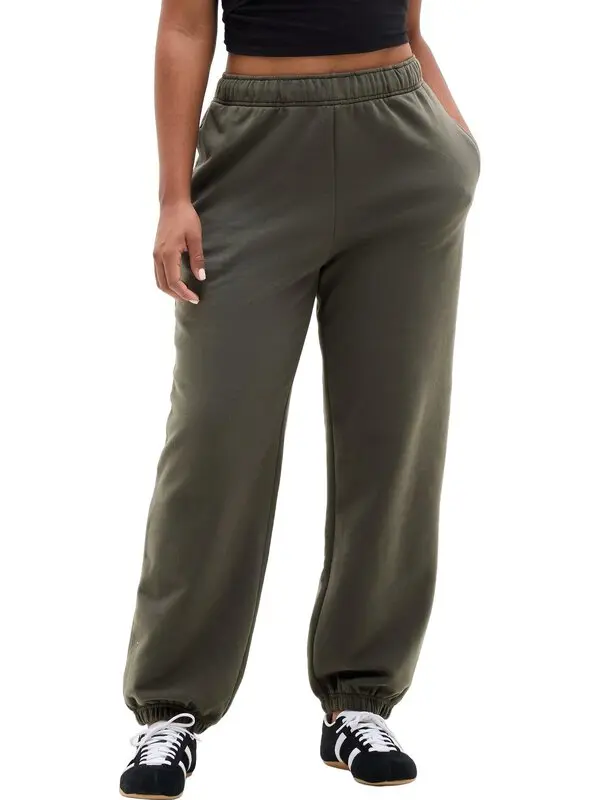 Athleta Forever Fleece High Rise Jogger - Mountain Olive